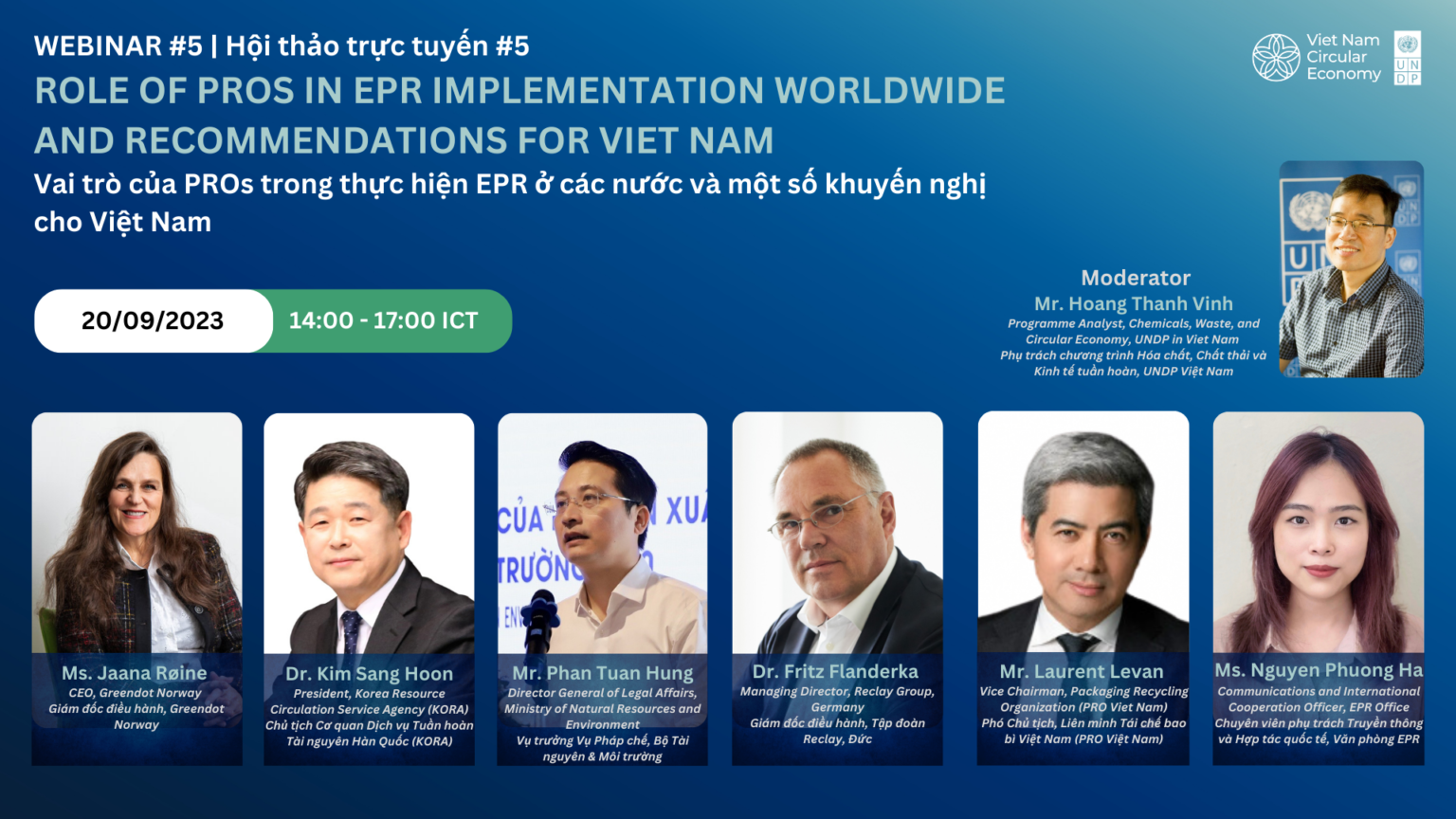 Webinar "Role of PROs in EPR implementation worldwide and ...